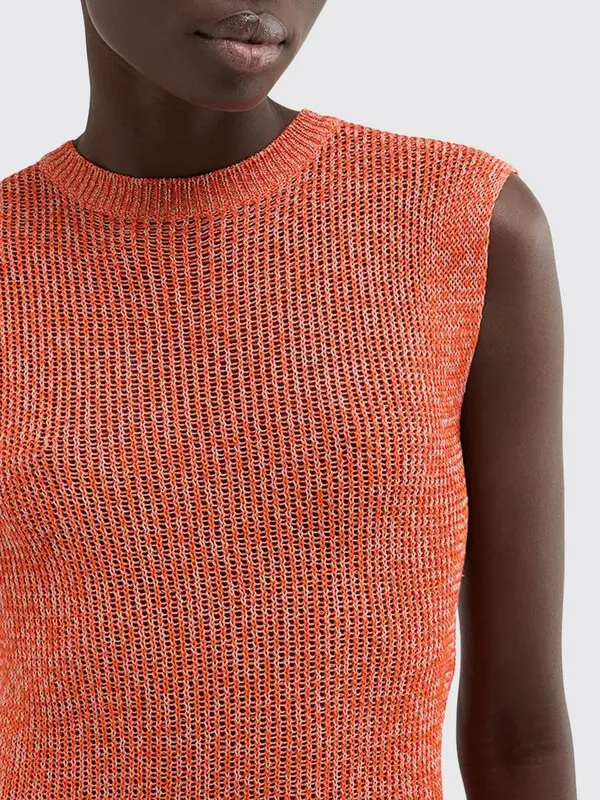 MARGHERITA MACCAPANI Giuly Knit Top - Orange