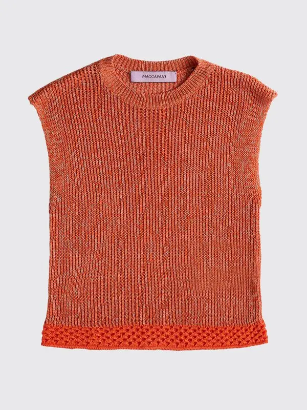 MARGHERITA MACCAPANI Giuly Knit Top - Orange