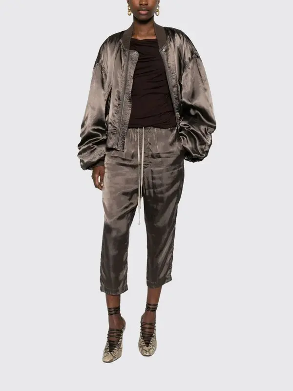 Rick Owens Technical Fabric Bomber Jacket - Grey 1