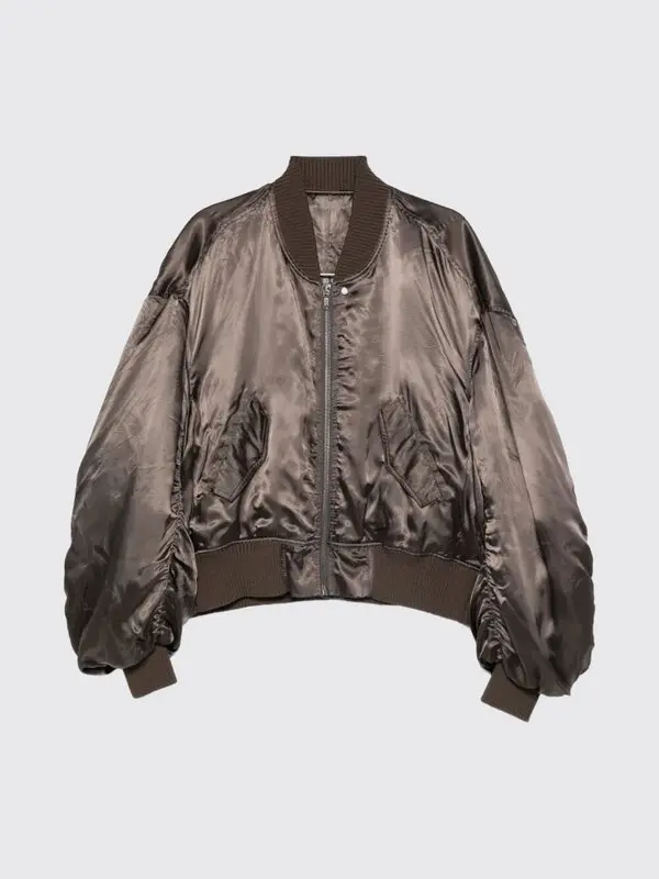 Rick Owens Technical Fabric Bomber Jacket - Grey 1