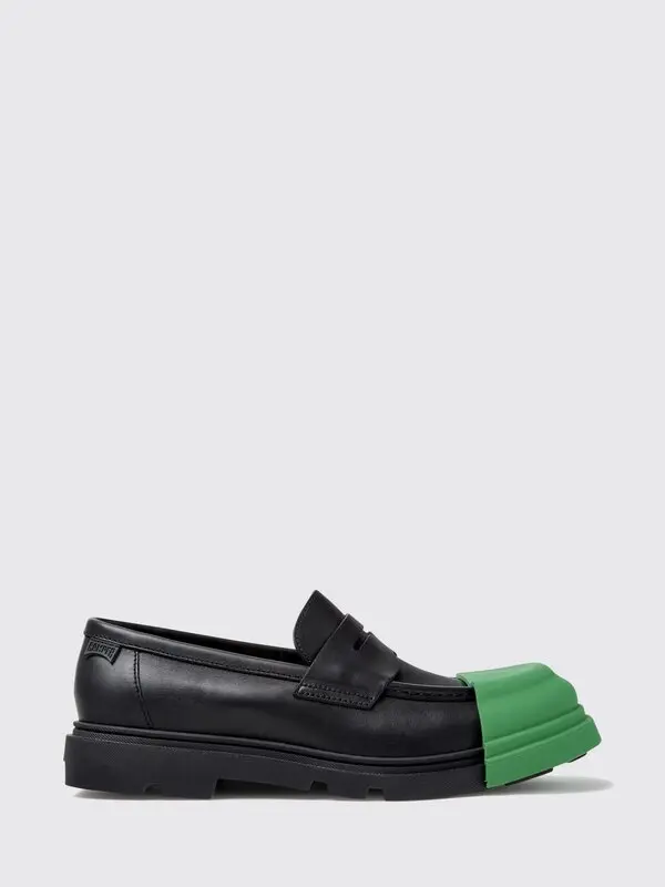 Camper Bi Junction Loafers In Smooth Calf Leather With Notched Sole
