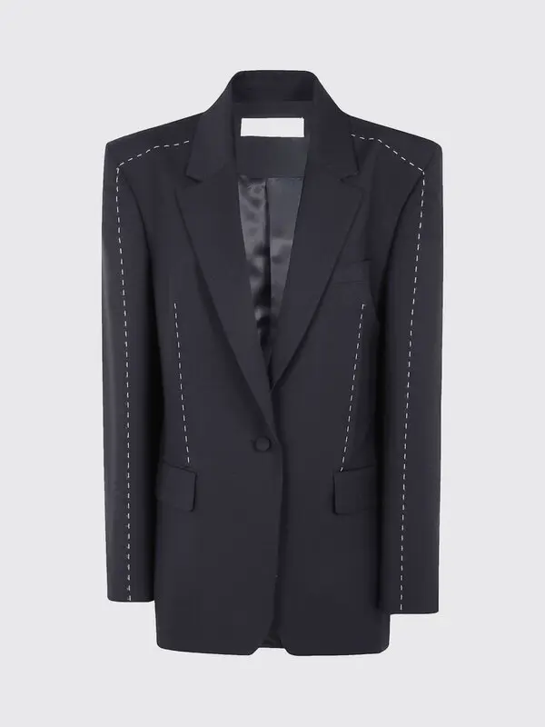 RÓHE Tailored Jacket With Contrast Stitching