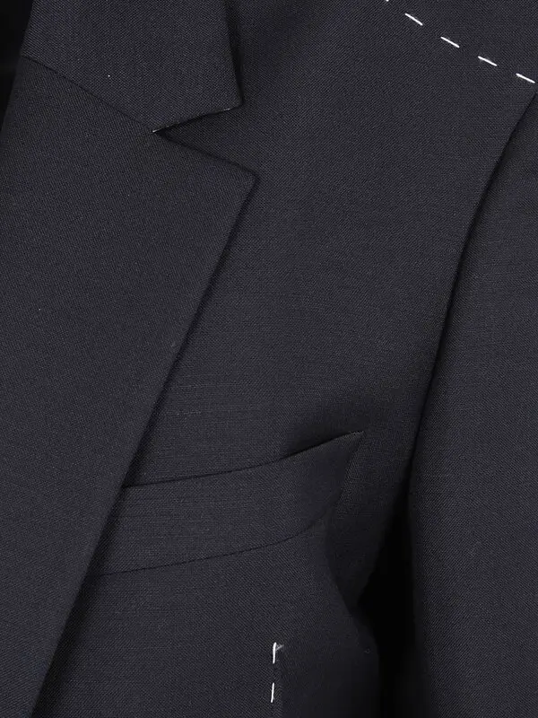 RÓHE Tailored Jacket With Contrast Stitching