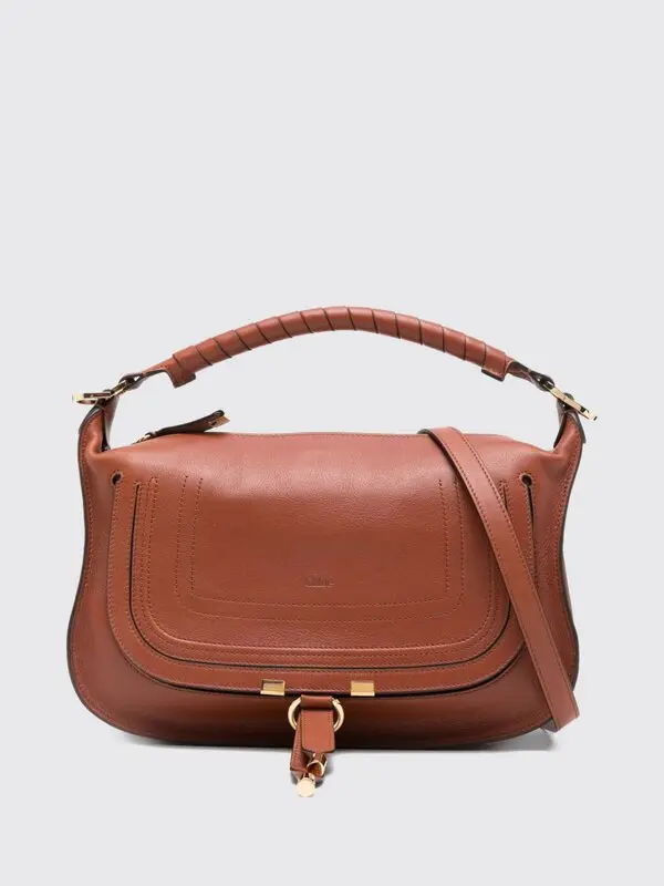 Chloé Marcie Shoulder Bag - Brown