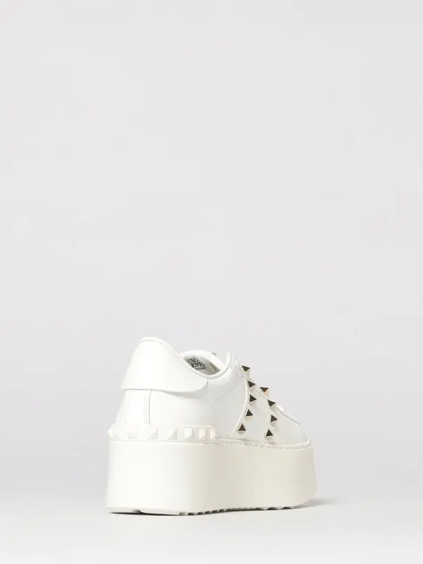 Valentino Garavani Rockstud Untitled Platform Leather Sneakers