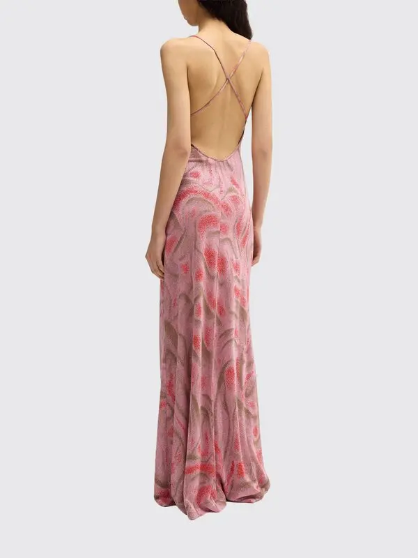 MARGHERITA MACCAPANI Printed Viscose Maxi Dress