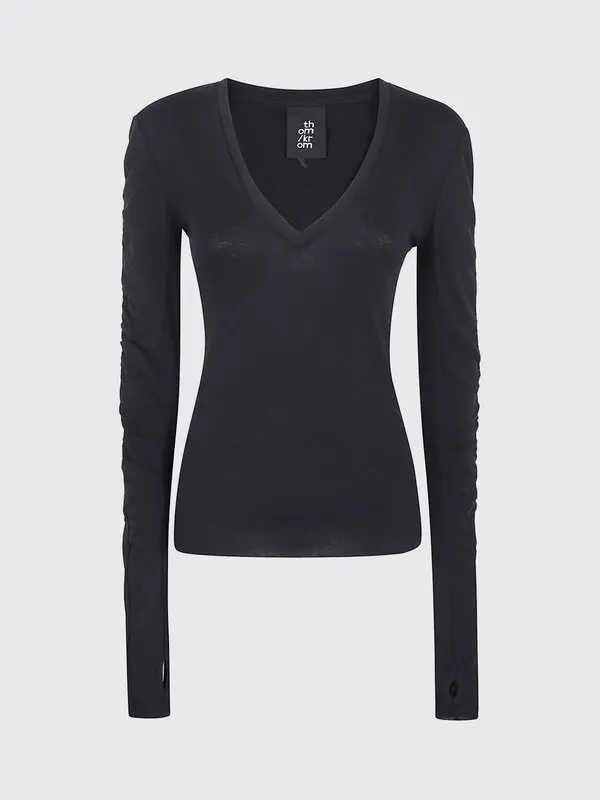 THOM KROM Long Sleeve Ruched Jumper