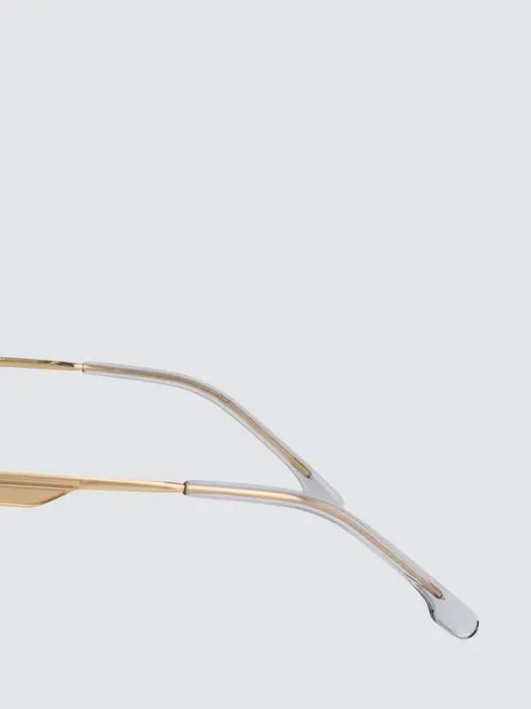 Carrera Eyewear Rectangular Metal Aviator Sunglasses With Double Bridge - Grey