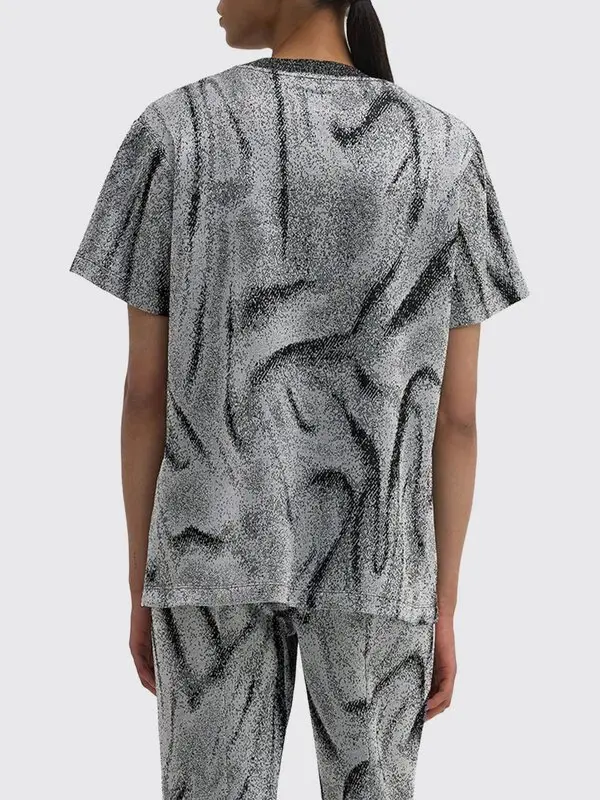 MARGHERITA MACCAPANI Viscose T-shirt With Abstract Pattern