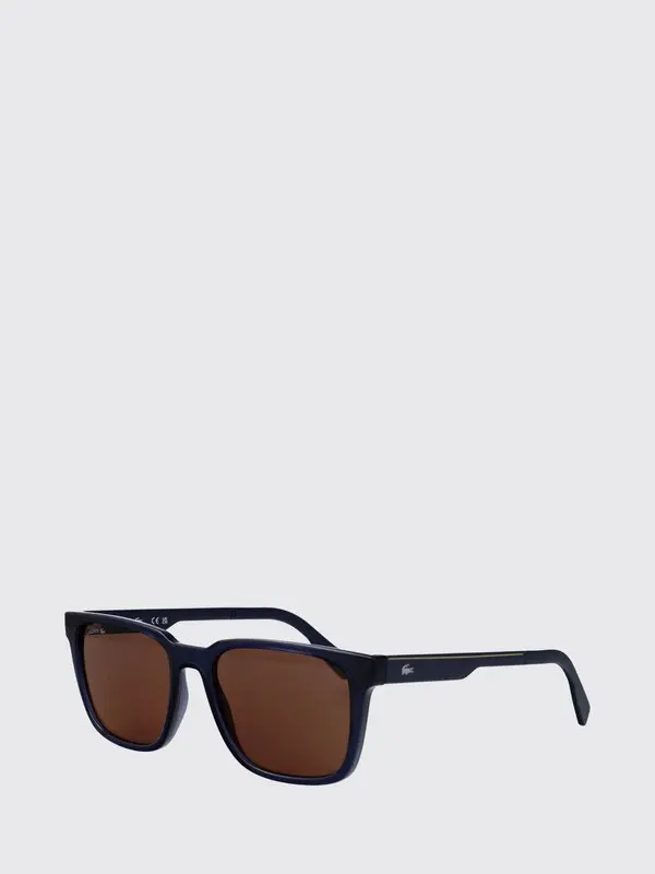 Lacoste Aviator Acetate Sunglasses With Monogram Logo - Blue