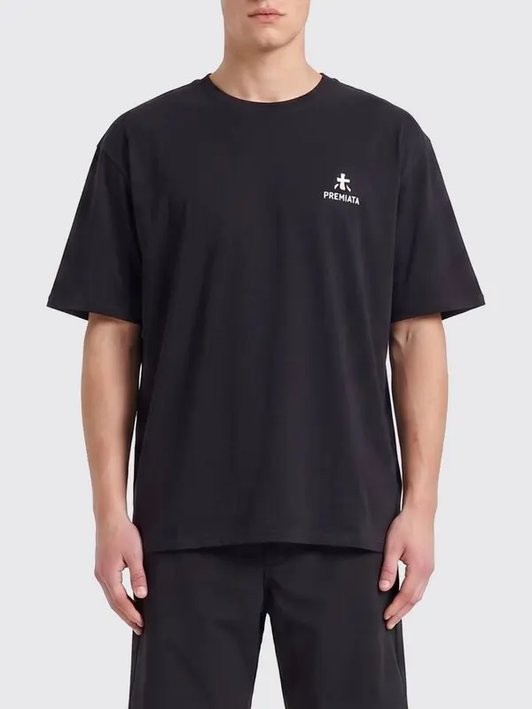 Premiata Cotton T-shirt With Logo - Black