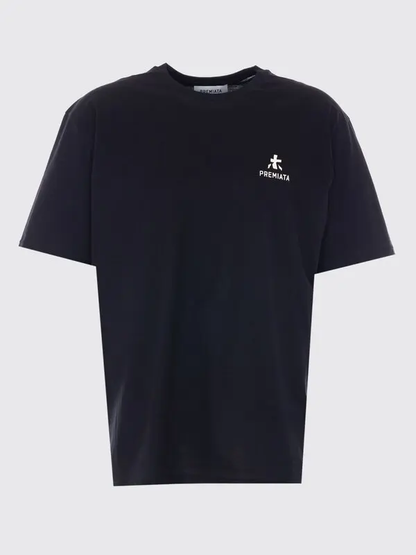 Premiata Cotton T-shirt With Logo - Black