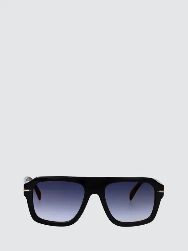 DB EYEWEAR BY DAVID BECKHAM Aviator Sunglasses In Tortoiseshell Acetate