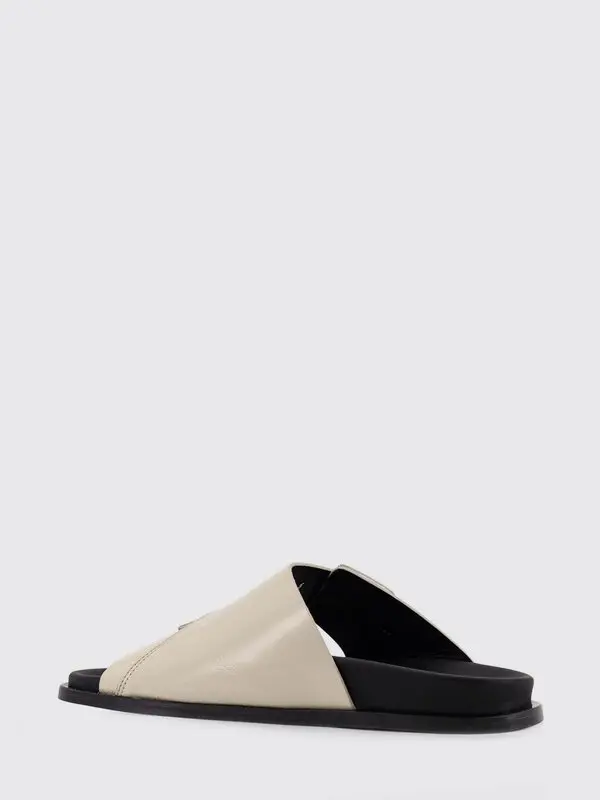 ALOHAS Brushed Leather Alba Sandals - White