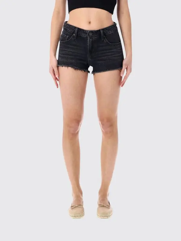 LEVI'S Cotton Denim Shorts - Black