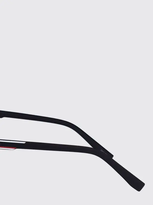 Lacoste Rectangular Frame Aviator Sunglasses In Acetate With Dark Lenses