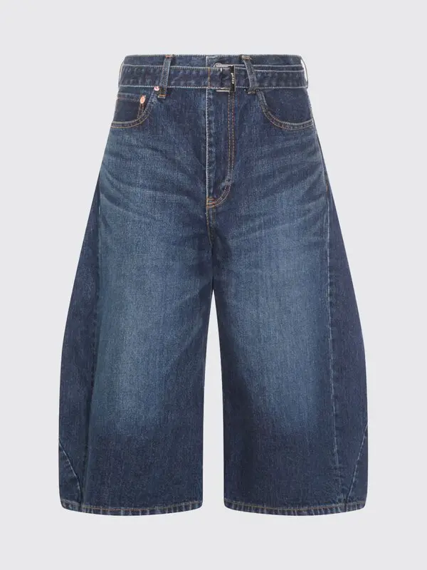 Sacai Cotton Denim Shorts