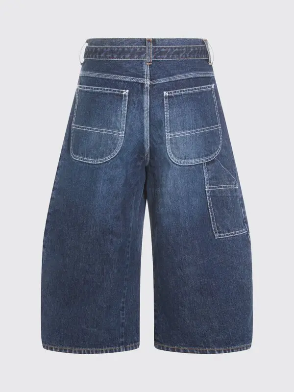 Sacai Cotton Denim Shorts