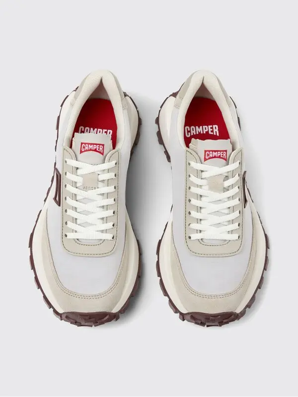 Camper Drift Trail Recycled Polyester And Leather Sneakers
