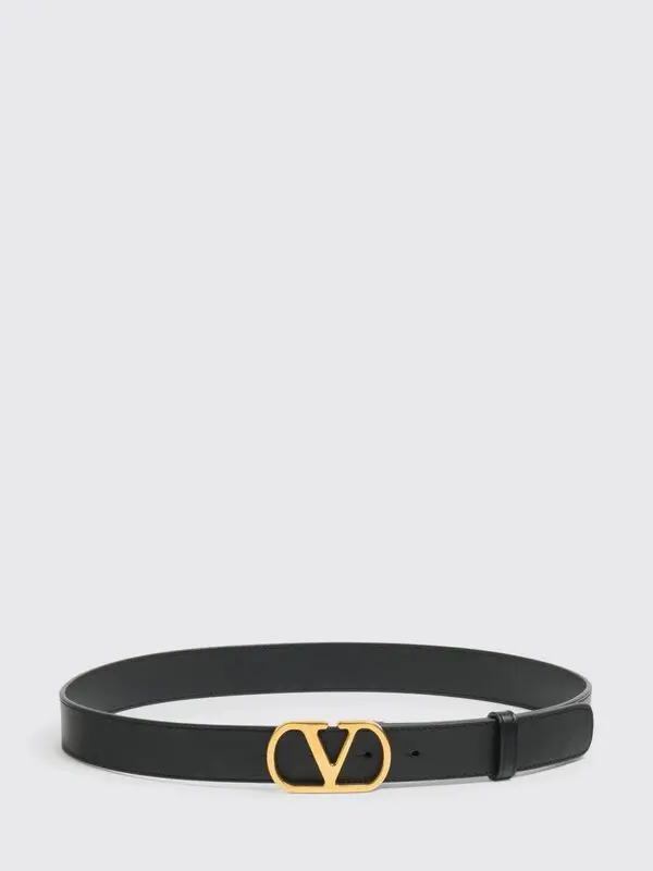 Valentino Garavani Vlogo Belt - Black