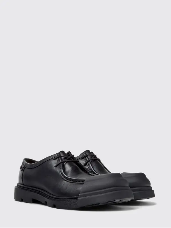 Camper Junction Leather And Rubber Derby Shoes
