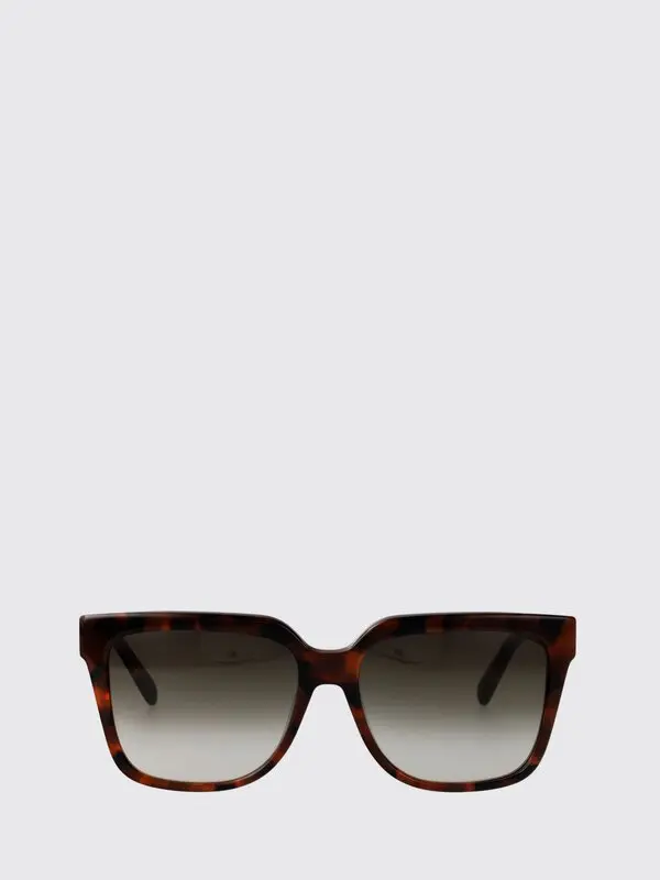 FERRAGAMO Rectangular Cat-eye Sunglasses In Acetate With Gancini Logo - Brown