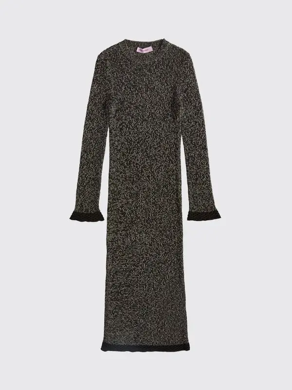 MARGHERITA MACCAPANI Sara Long Dress In Cotton Blend Knit