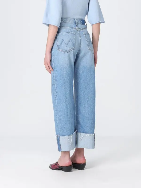 MOTHER Cotton Cropped Fit Jeans