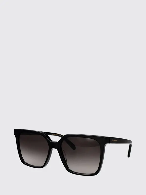 FERRAGAMO Acetate Cat Eye Sunglasses With Gradient Lenses - Black