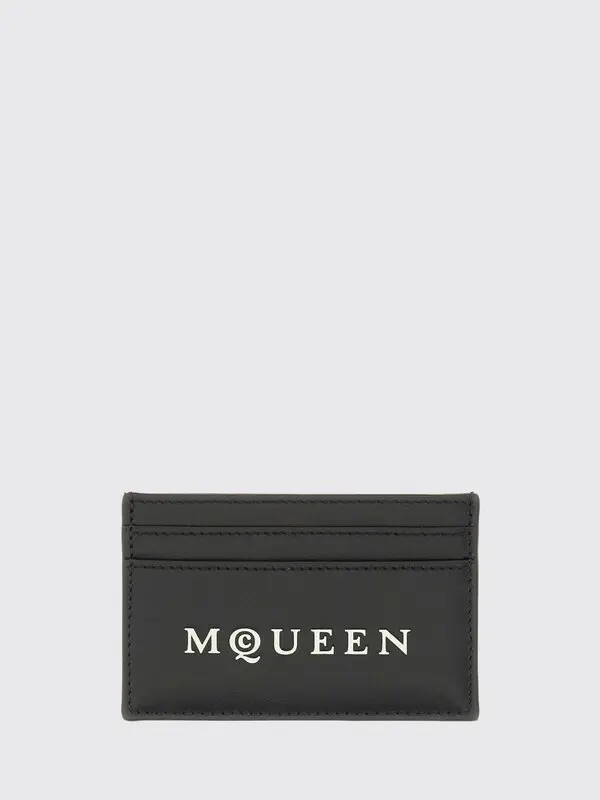 Alexander McQueen Wallet Colour - Black