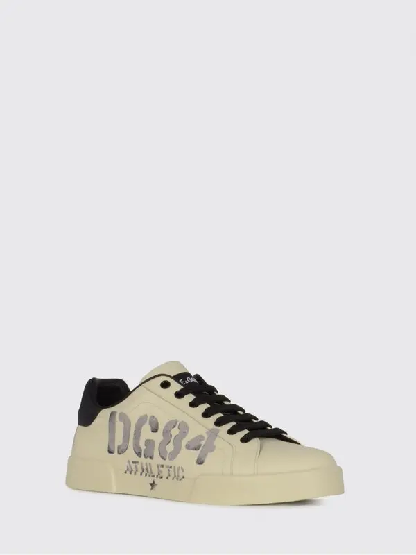 Dolce & Gabbana Portofino Light Strobel Leather Sneakers