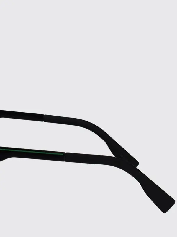 Lacoste Rectangular Aviator Sunglasses In Acetate With Contrast Monogram