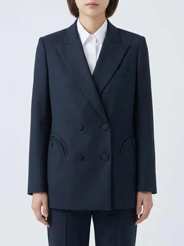 BLAZÉ MILANO Double-breasted Viscose Blazer