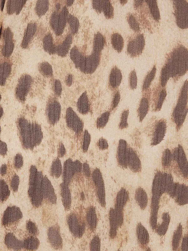 Rixo Leopard Print Maxi Dress