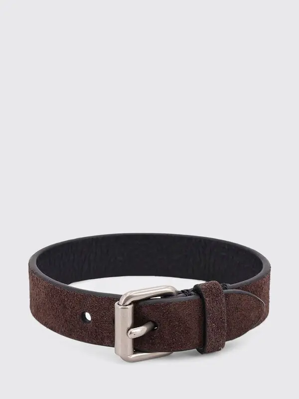 Valentino Garavani Vlogo Suede Bracelet With Studs
