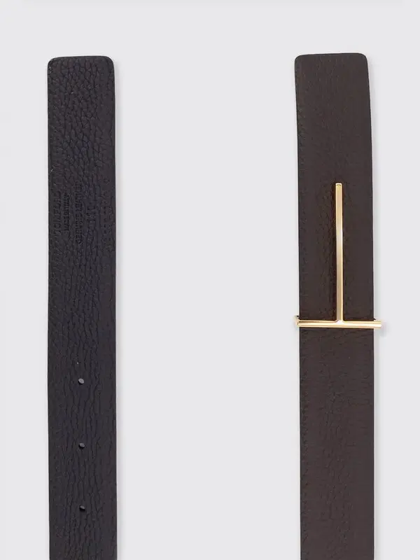 TOM FORD Hammered Leather Reversible Belt