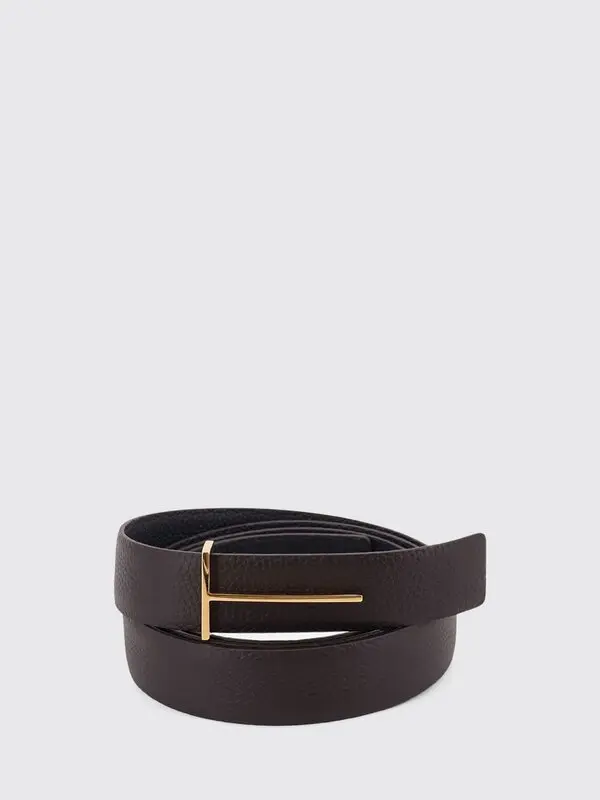 TOM FORD Hammered Leather Reversible Belt