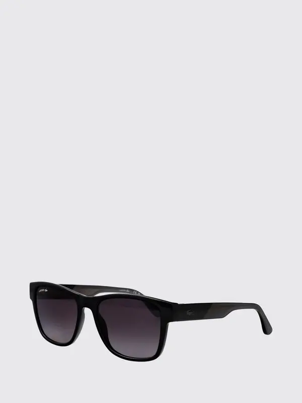 Lacoste Aviator Sunglasses In Acetate With Tone-on-tone Monogram