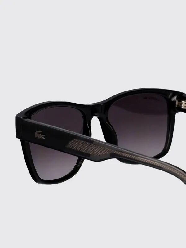 Lacoste Aviator Sunglasses In Acetate With Tone-on-tone Monogram