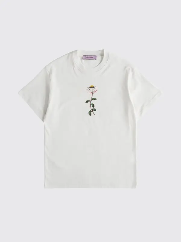 MARGHERITA MACCAPANI Cotton T-shirt With Floral Print