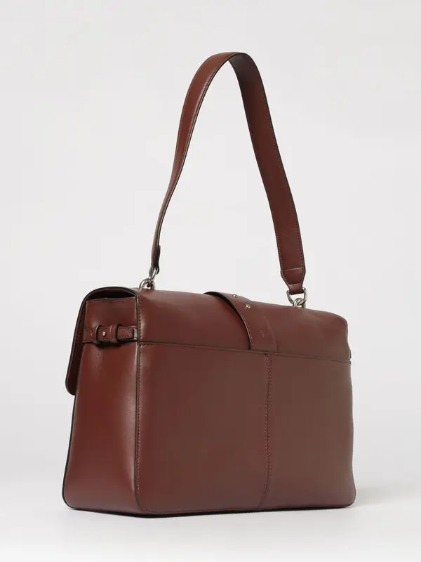 Pinko Leather Shoulder Bag - Red