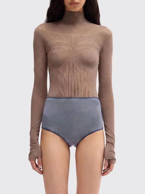 MARGHERITA MACCAPANI Second Skin Long Sleeve Top - Sand