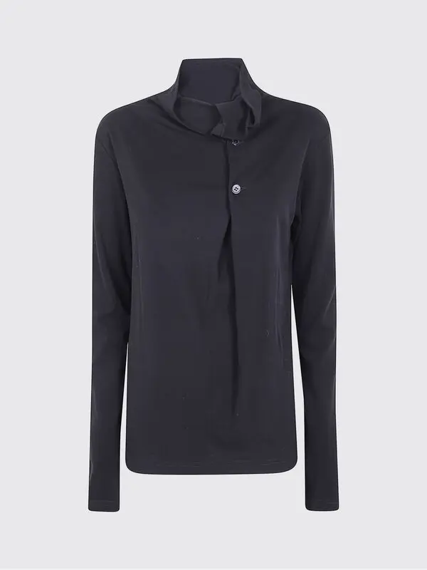 Y’s Long Sleeve Top With Button Detail