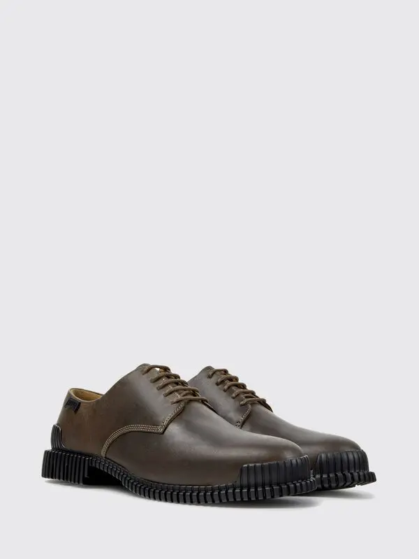 Camper Pix Smooth Leather Derby Shoes With Xl Extralight Sole