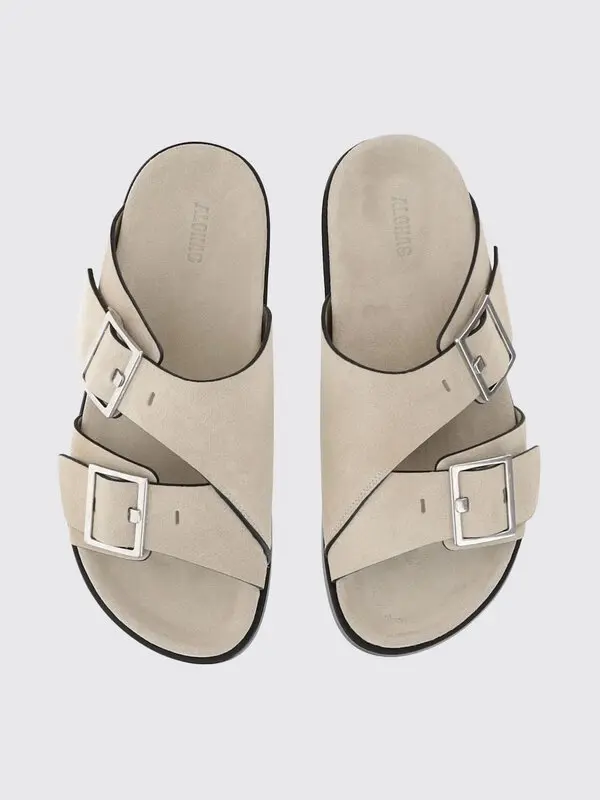 ALOHAS Suede Alba Sandals - Beige