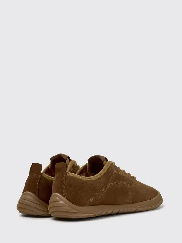 Camper Peu Path+ Suede Leather Low Top Sneakers With Rubber Sole