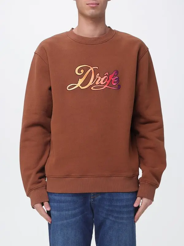 Drole De Monsieur Cotton Blend Crewneck Sweatshirt