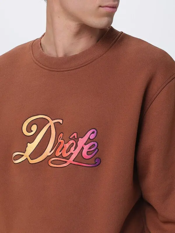 Drole De Monsieur Cotton Blend Crewneck Sweatshirt
