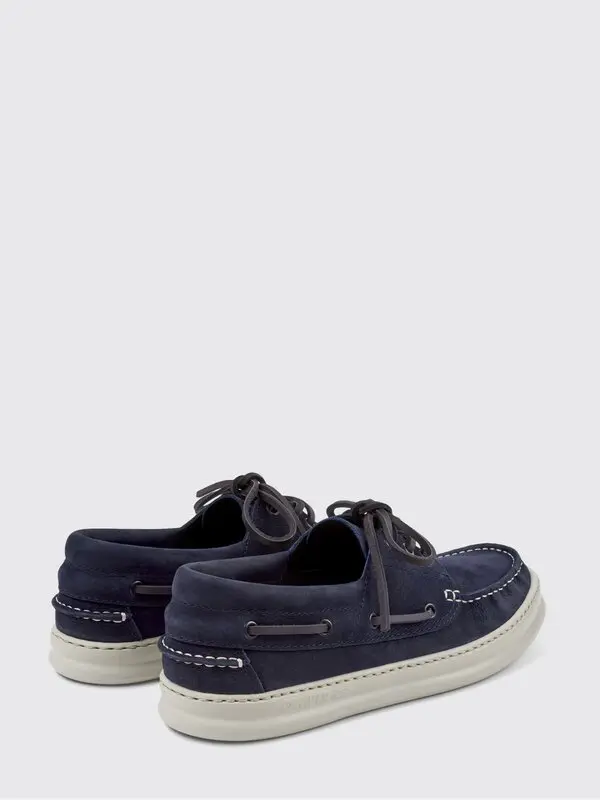 Camper Suede Boat Loafers - Blue