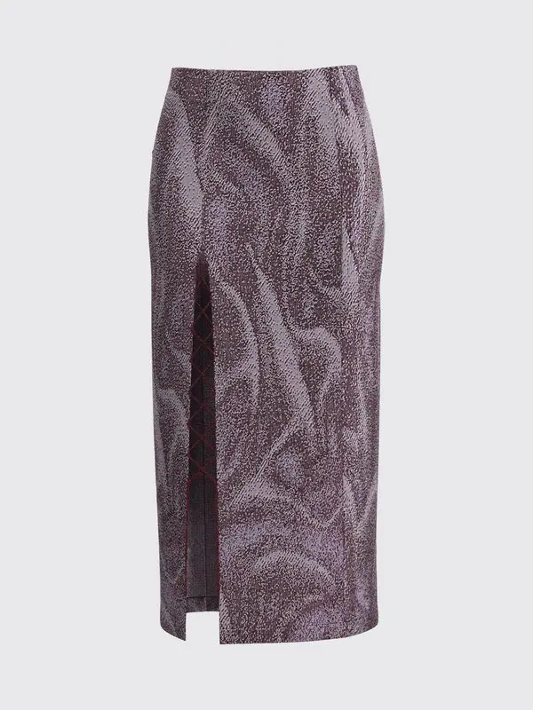 MARGHERITA MACCAPANI Glitter Abstract Pattern Pencil Skirt